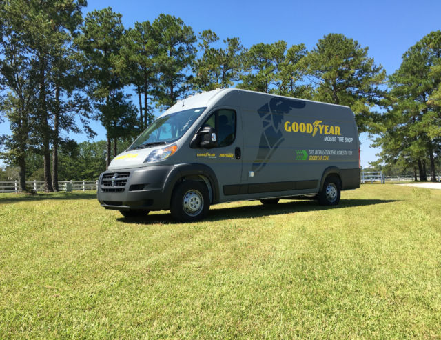 Tire Service Commercial Van